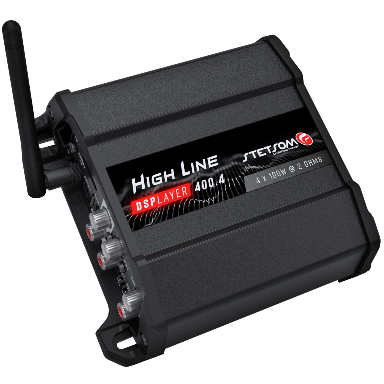 Stetsom High Line DSPLAYER 400.4, Car Audio Amplifier with DSP, Blueto