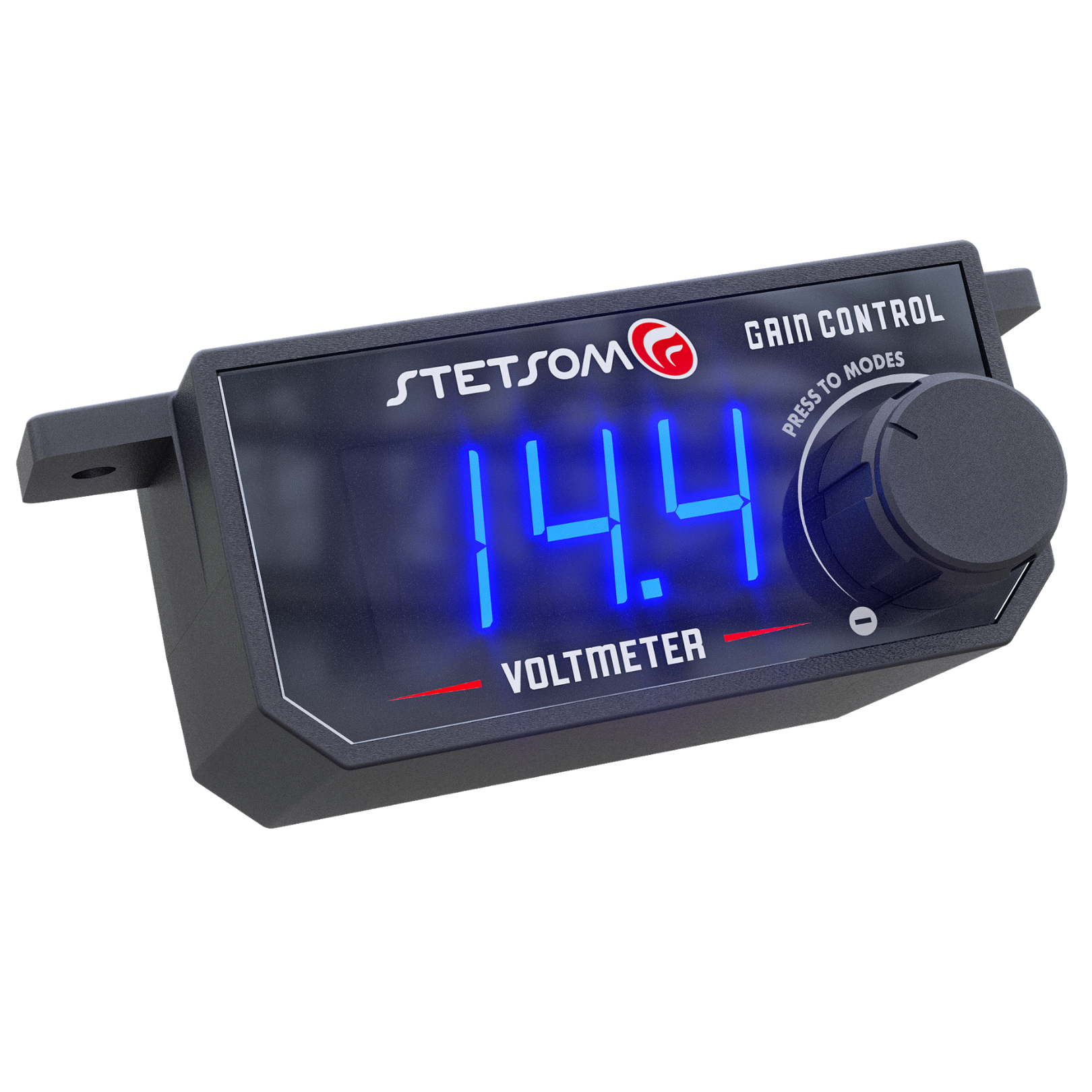 Stetsom Universal Bass Knob Gain Control 4in1 + Voltmeter + On/Off ...